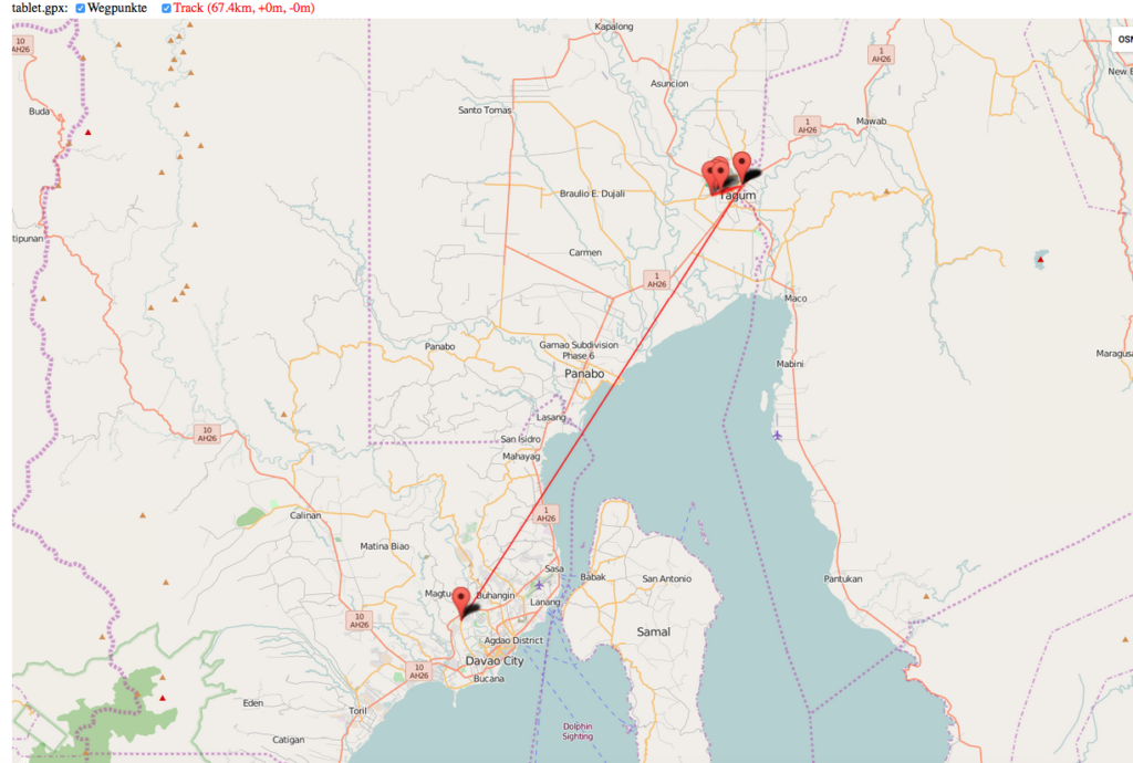 Mein Tracking mit owntracks in den Philippines – IT-News
