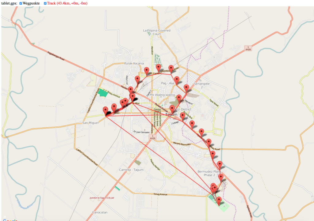 Mein Tracking mit owntracks in den Philippines – IT-News
